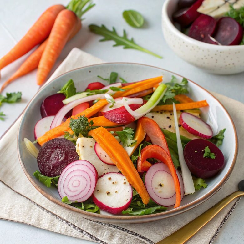 Fresh Spring Root Veggie Salad Recipe