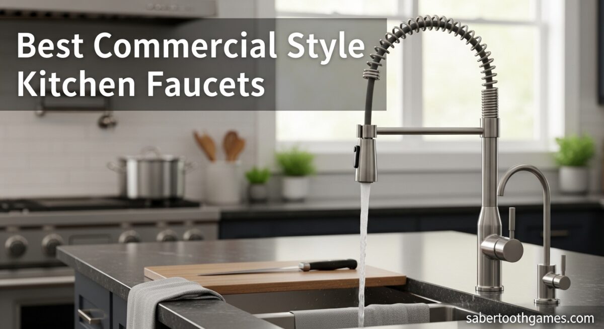 8 Best Commercial Style Kitchen Faucets (February 2026) - Hells Kitchen ...
